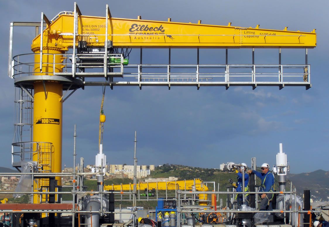 Supply and deliver 2 * 7.6t x 15m & 1* 7.6t x 12m Ex-proof Box Type Jib Cranes